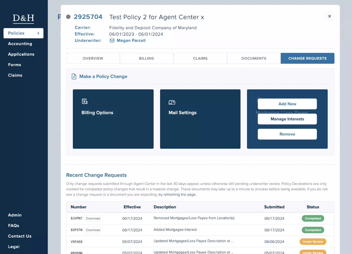 Deans & Homer Agent Center